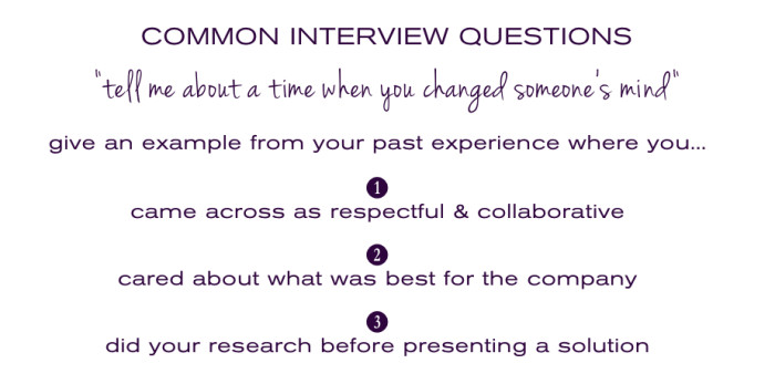 Interview Questions: Time when you changed someone's mind - The Prepary ...